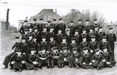 A photograph of Anson Division, 27 Mess, Classes 187 and 188 in 1953 ...