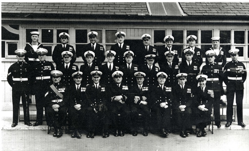 Photograph of HMS Ganges Regulating Staff in 1952 - 53; photographer ...