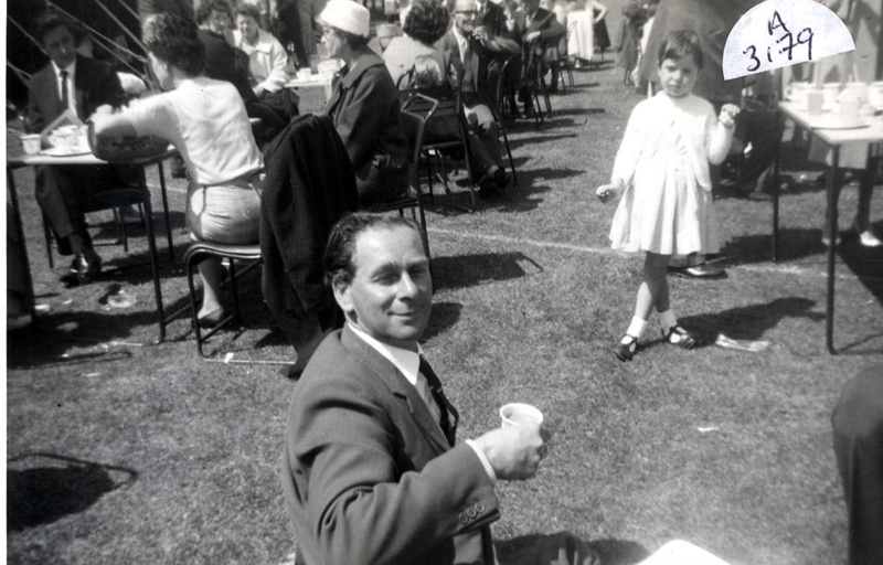 Photograph of the father of Junior Terry Abrams at parents day 1963 ...