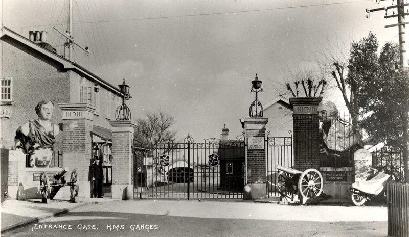 Photograph of the Main Gate of HMS Ganges.; SHHMG:A2964 | eHive