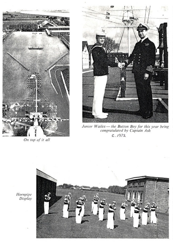 Photocopy of a montage of 3 photographs of a hornpipe display, the ...