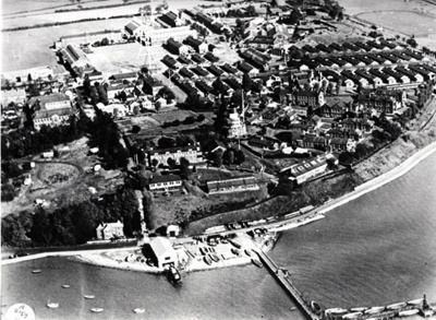 aerial view of HMS Ganges site, 1966; SHHMG:A2159 | eHive