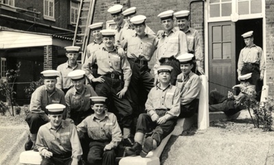 Photograph of a group of boys, HMS Ganges; photographer : Fisk, R A, Mr ...