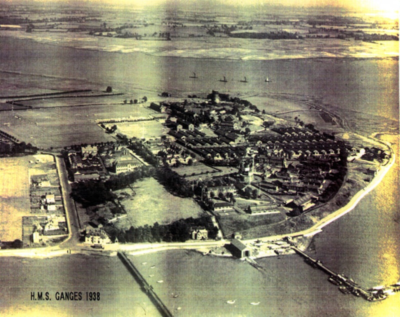 Aerial view of HMS Ganges taken in 1938; SHHMG:A1764 | eHive