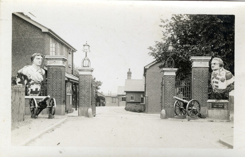 Photograph of the Main Gate at HMS Ganges.; SHHMG:A7541 | eHive