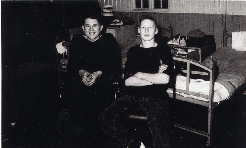 Photograph of Bob Tuck and Petty Officer Junior Malcolm Brown in Drake ...