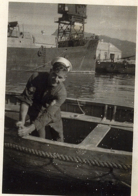 Photograph of a group of Sam Pooley in a ship's boat.; SHHMG:A7475 | eHive