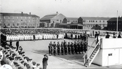 photograph of Divisions HMS Ganges 1938; SHHMG:A1977 | eHive