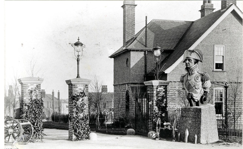 Photograph of the HMS Ganges main gate.; SHHMG:A1983 | eHive