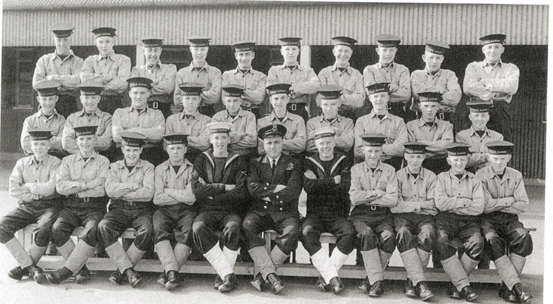 A photograph of the Annexe, undated, with Chief Petty Officer Bill ...