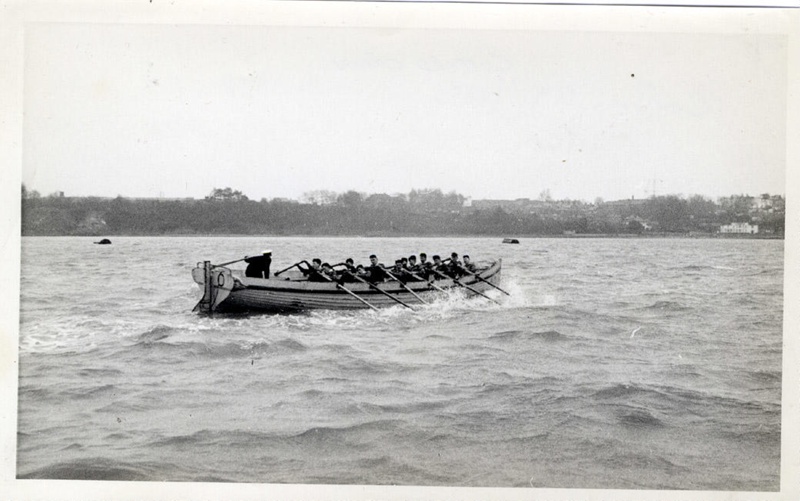Photograph of 29 Mess, Benbow Division cutters crew on the Stour, 1960 ...
