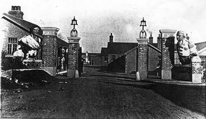 photograph of main gate to HMS Ganges; photographer : unknown; SHHMG ...