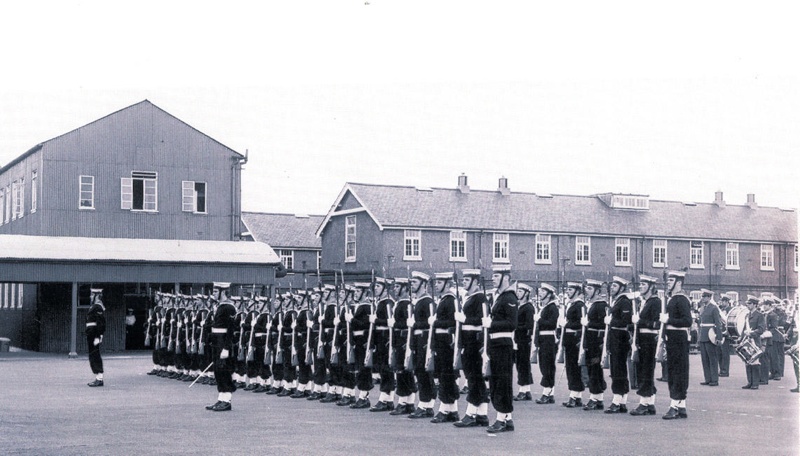 Copy photograph of a 1971 guard at the Present Arms.; photographer ...