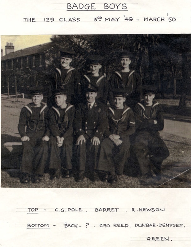 Photograph of 129 class badge boys 3 May 1949; photographer : Fisk, R A ...