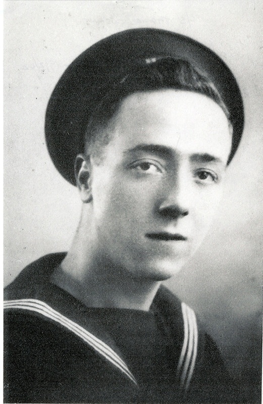 A photograph of Thomas Cusack (CJX317671) who was trained at HMS Ganges ...