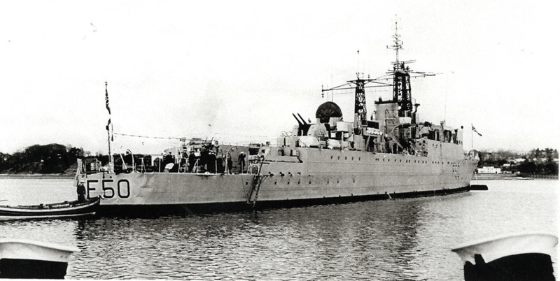 Photograph of HMS Venus at visiting HMS Ganges; photographer : unknown ...