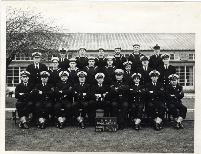 A photograph of a group of ratings on a course at HMS Royal Arthur on ...