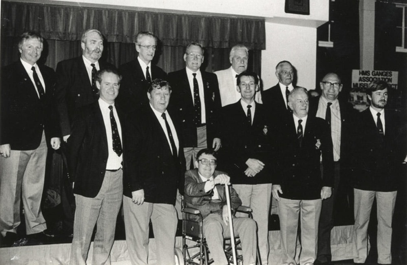 Photograph of Solent Division of the HMS Ganges Association at Skegness ...