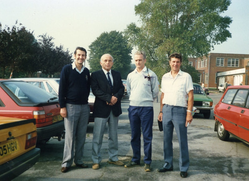 Photograph of founding members of the reborn Solent Division of HMS ...