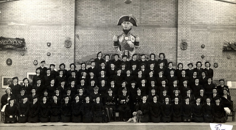 Photograph of the Women's Royal Naval Service (WRNS) Division in 1948 ...