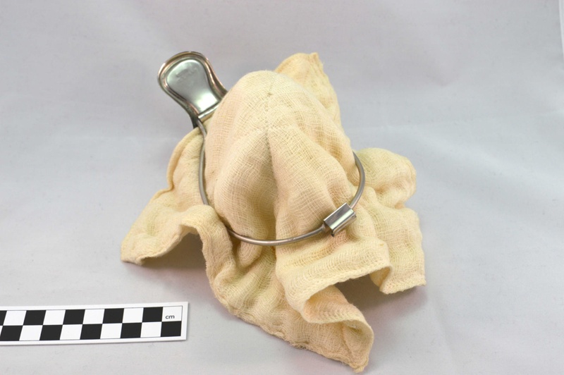 Solid Metal Anaesthetic Face Mask; 1950s; 2005.049MB | eHive