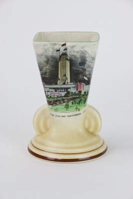 Centennial Exhibition vases; Tuscan Decoro Pottery; late 1930s; 00350.1 ...