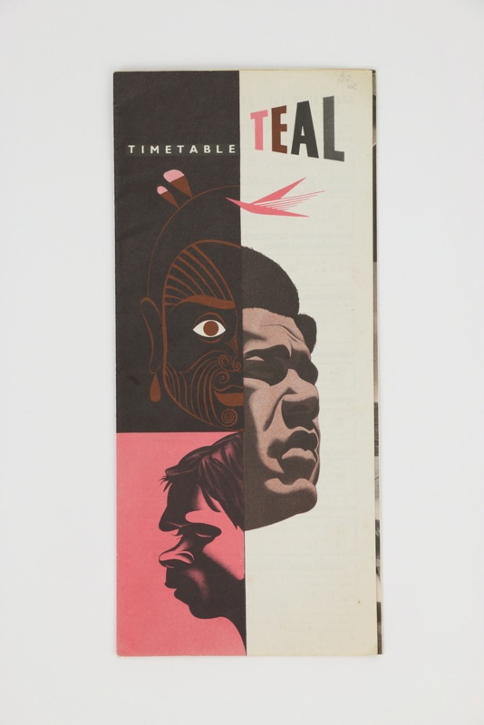 Teal flight timetable; Whitcombe and Tombs Ltd; 01459 | eHive