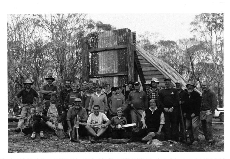 The Horsehair Hut "Reconstruction company"after building the new hut in ...