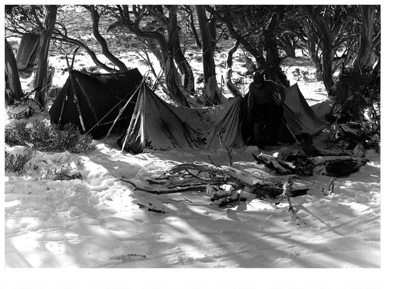 Emergency camp setup in a blizzard on brassy Peaks. Richard King ...