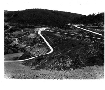 Eucumbene dam wall. 23/11/1960 (SMA 16654); Klaus Hueneke; AP 001940 ...