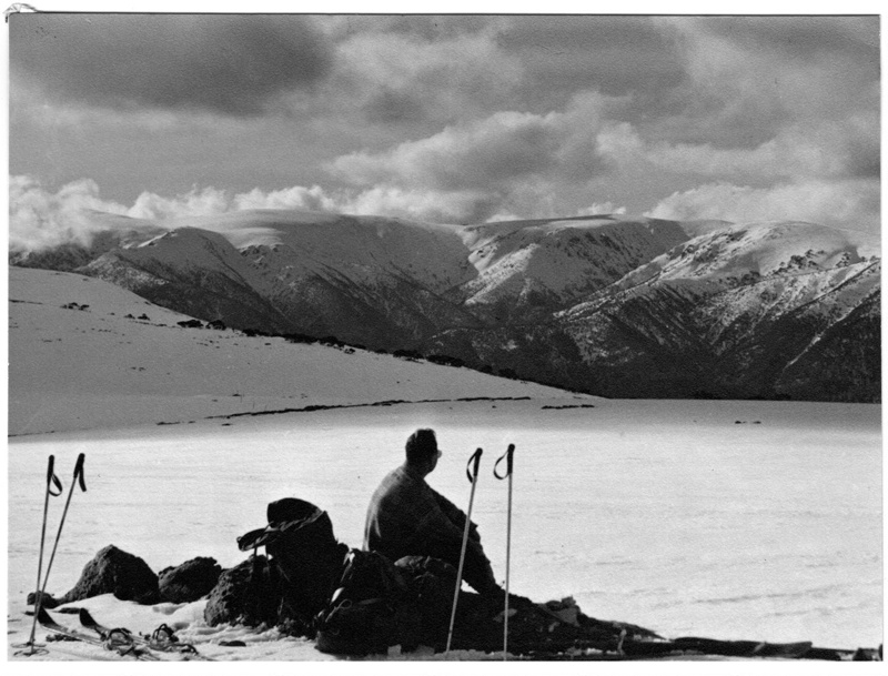 Black and White Photograph - Mt Bogong from Mt Nelse; McColl; AP 003203 ...