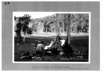 Camp at Cobbler Lake in 1932 (MJ Harkins, 6th Mountain Hike); Klaus ...