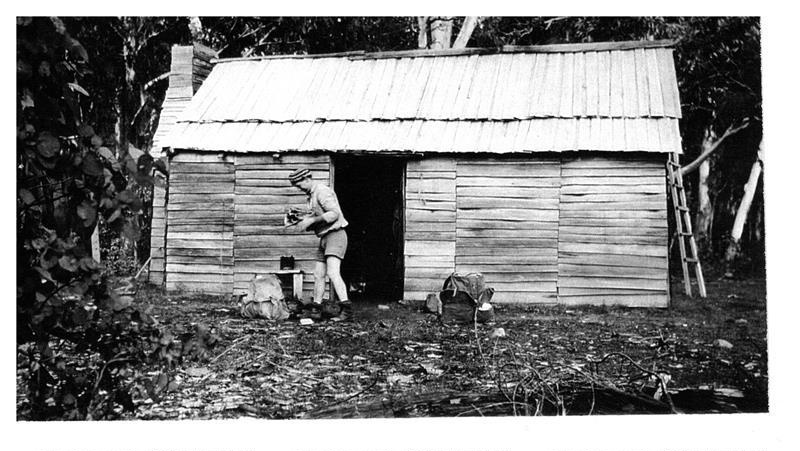 Bert Bennett at Second Cobber Hut in 1940s (Charlie Hill); Klaus ...
