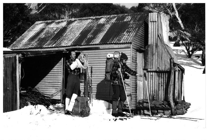 Karl + Gerry at Happy's Hut - Happy Jack's Plain by Klaus Hueneke 1977 ...