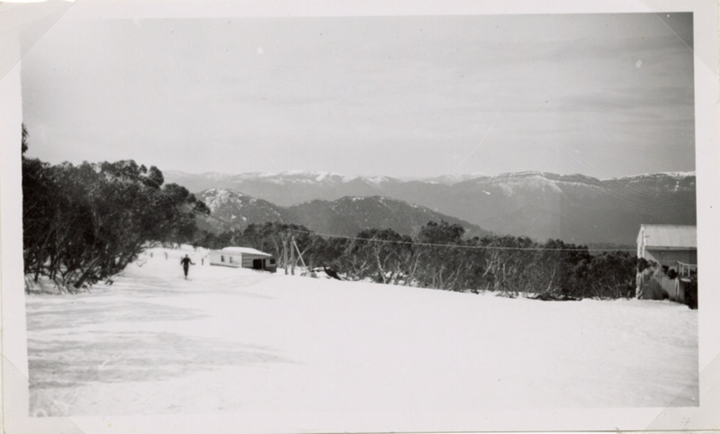 Photograph - BMW Ski Club and Tow Hut, Bourke Street, Mt Buller; 1953 ...