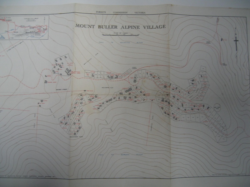 Map Mount Buller Alpine Village; Forests Commission Victoria; Forests ...