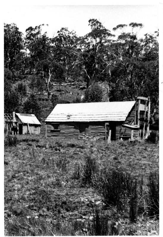 Photograph - Workshed and Mess hut at the Tin Mines 1949; Klaus Hueneke ...