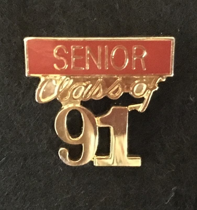 Senior Class of 91 Badge; BC-0215 | eHive