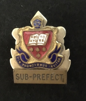 All Saints College Badge for Sub-Prefect; 1987; BC-0003 | eHive