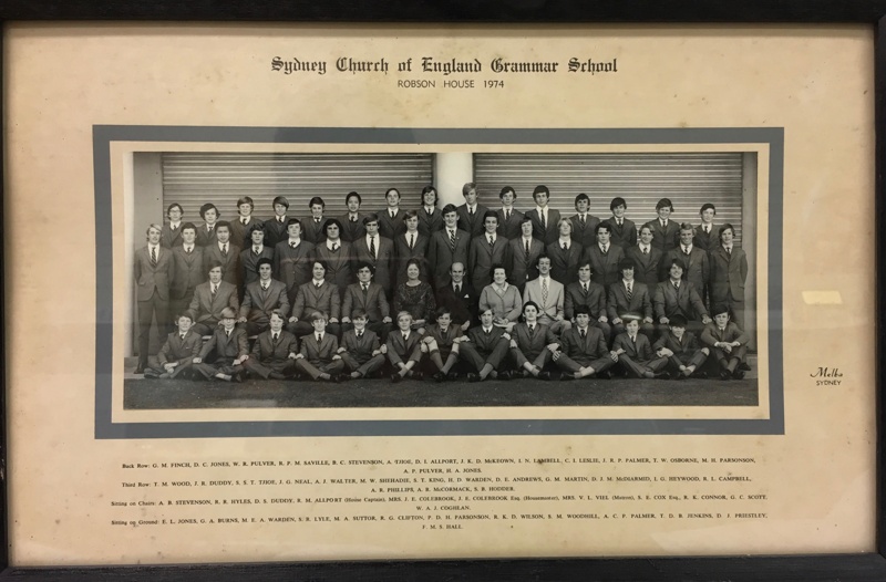 School Formal photograph: Sydney Church of England Grammar School ...
