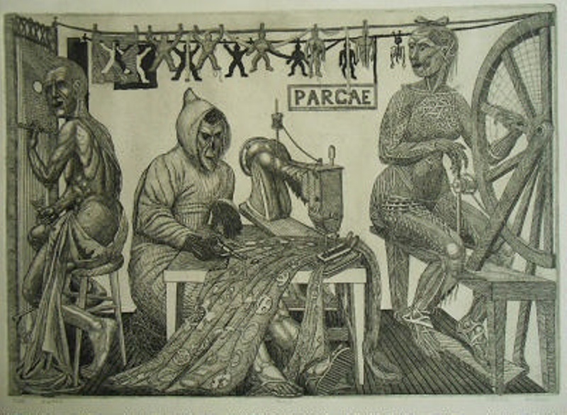 The Fates (The Three Fates); Steven Hazard, b. 1951; pre-2000; 2010. ...