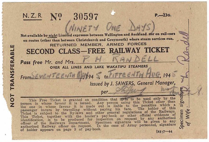 Ticket, Second Class Railway Ticket; RAA2019.0080 | eHive