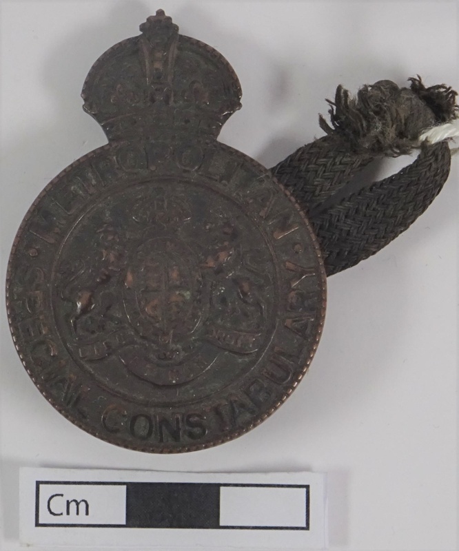 Metropolitan Police Special Constable's badge; W O Lewis (Badges) LTD ...