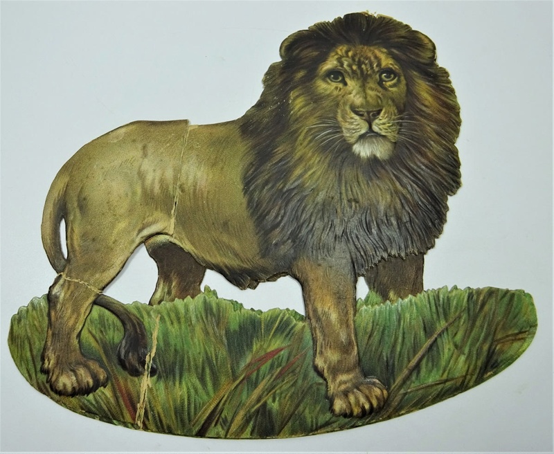 Paper toy lion; Raphael Tuck & Sons Ltd.; 0001.60.17 | eHive