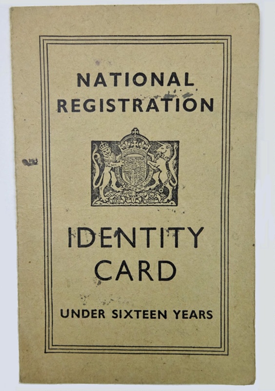 National Registration Identity Card; 1945; LDMRD 0541.4 | eHive