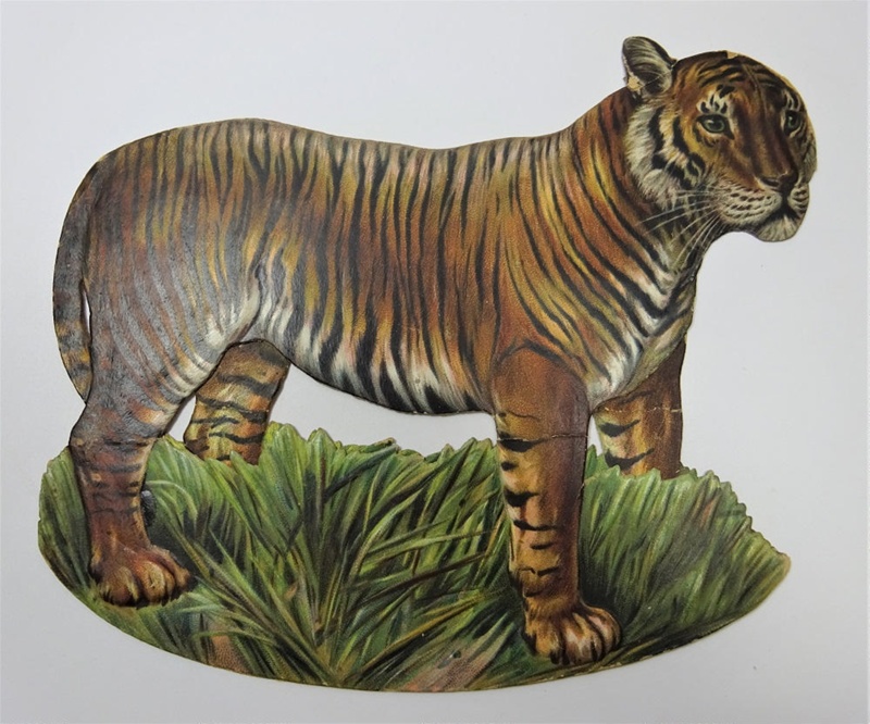 Paper toy Tiger; Raphael Tuck & Sons Ltd.; LDMRD 0001.60.15 | eHive