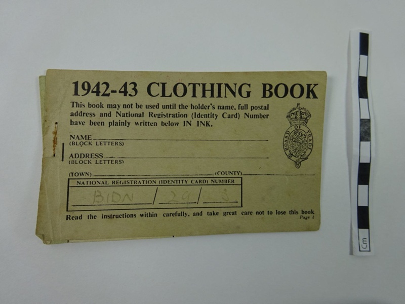 Clothing Ration Book ; 1942; LDMRD 0265.4 | eHive