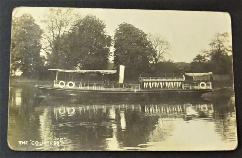 A postcard of the boat 'The Countess'.; 1920s[?]; LDMRD 0724.7 | eHive