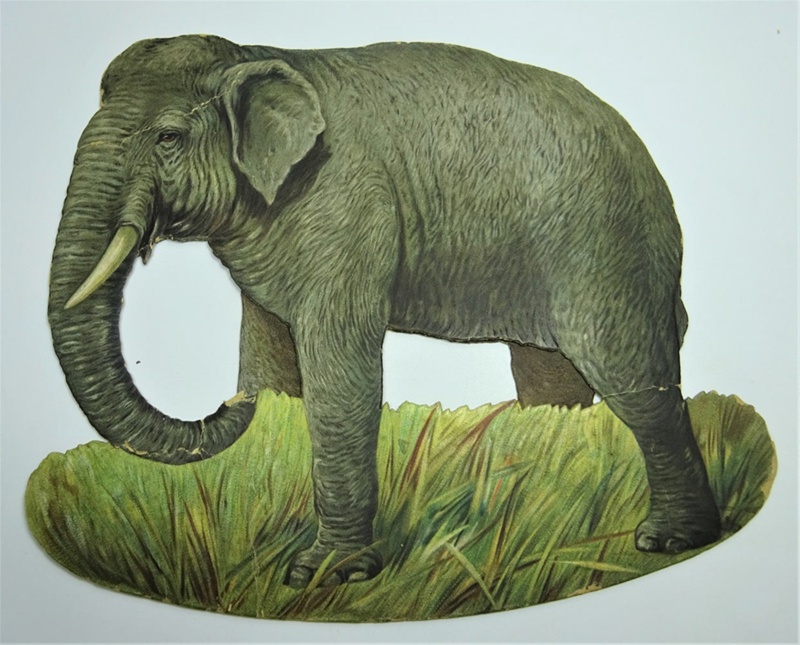 Paper toy elephant; Raphael Tuck & Sons Ltd.; 0001.60.9 | eHive