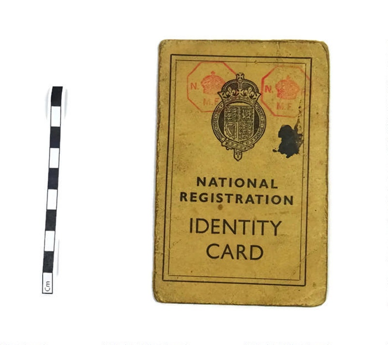 National Registration Identity Card; c. 1940; LDMRD 0985 | eHive